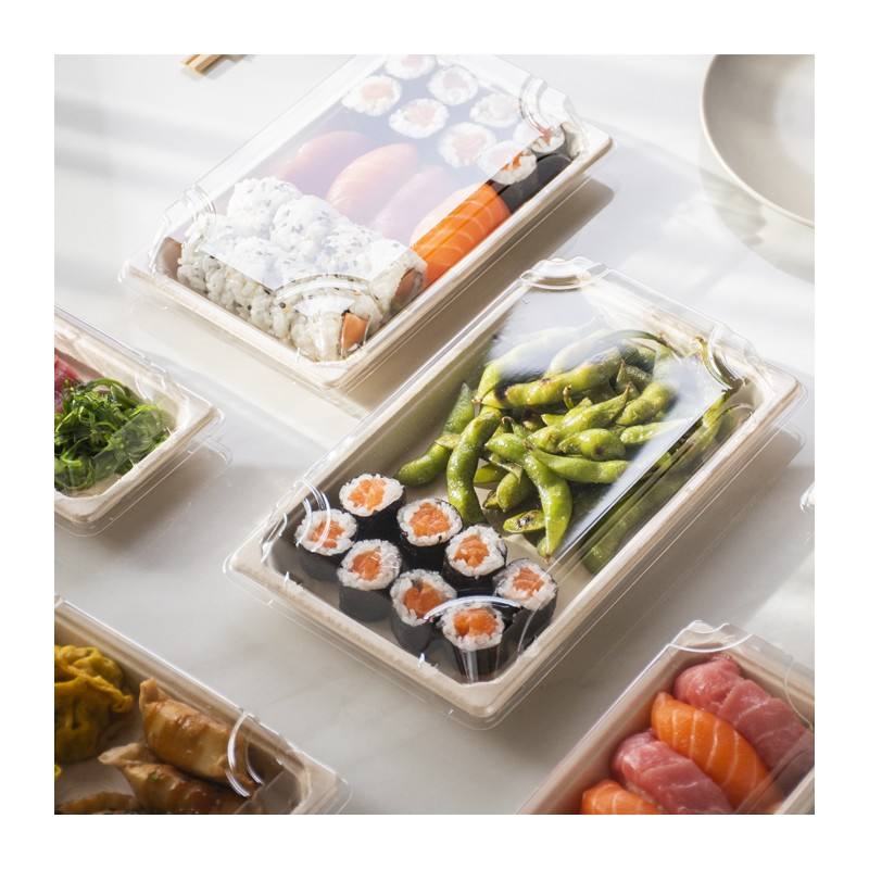 Custom Compostable Sushi Containers Trays Bulk Manufacturer & Supplier ...