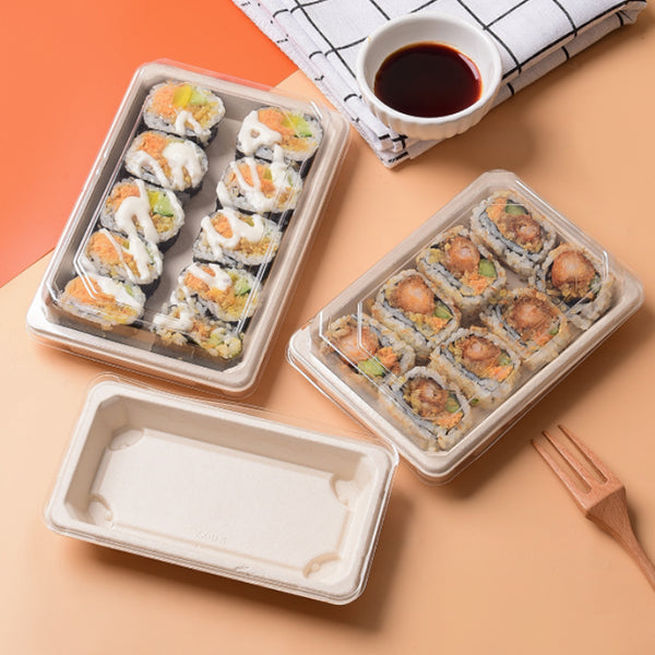 Custom Compostable Sushi Trays Bulk Manufacturer & Supplier - Easy ...