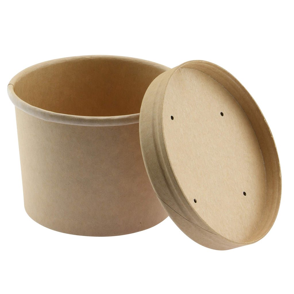 Custom Compostable Soup Containers With Lid Bulk Manufacturer ...